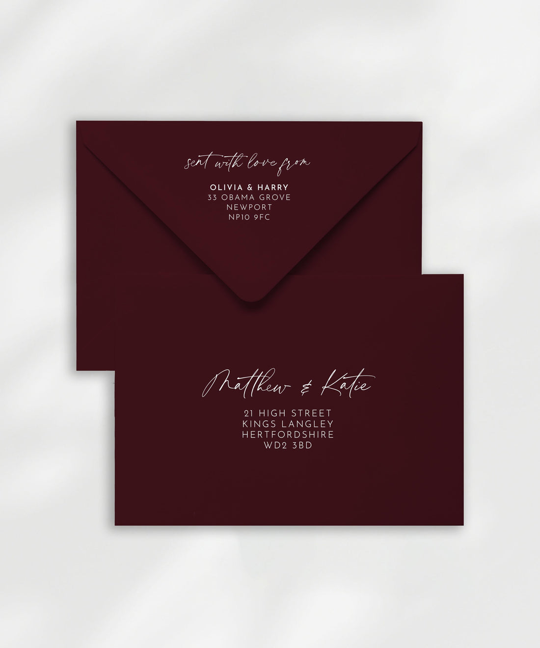 Wedding Envelope Printing | Guest Names & Addresses – Forever Paper Co