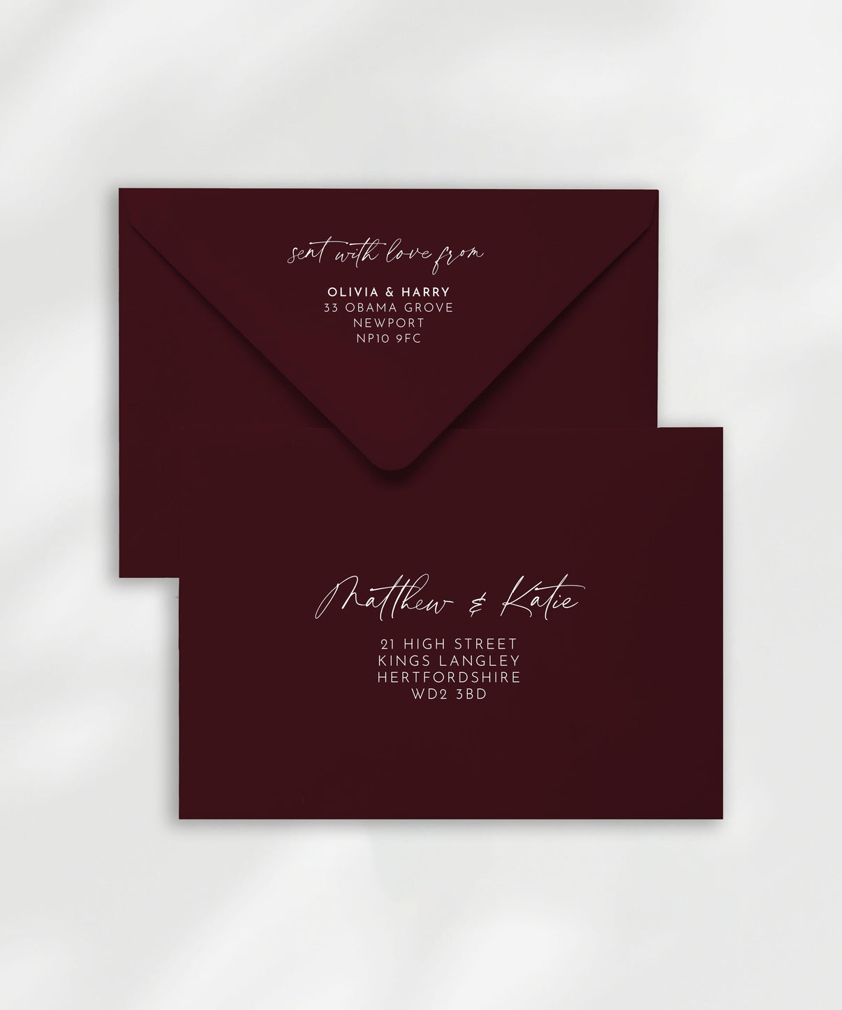 Wedding Envelope Printing | Guest Names & Addresses – Forever Paper Co