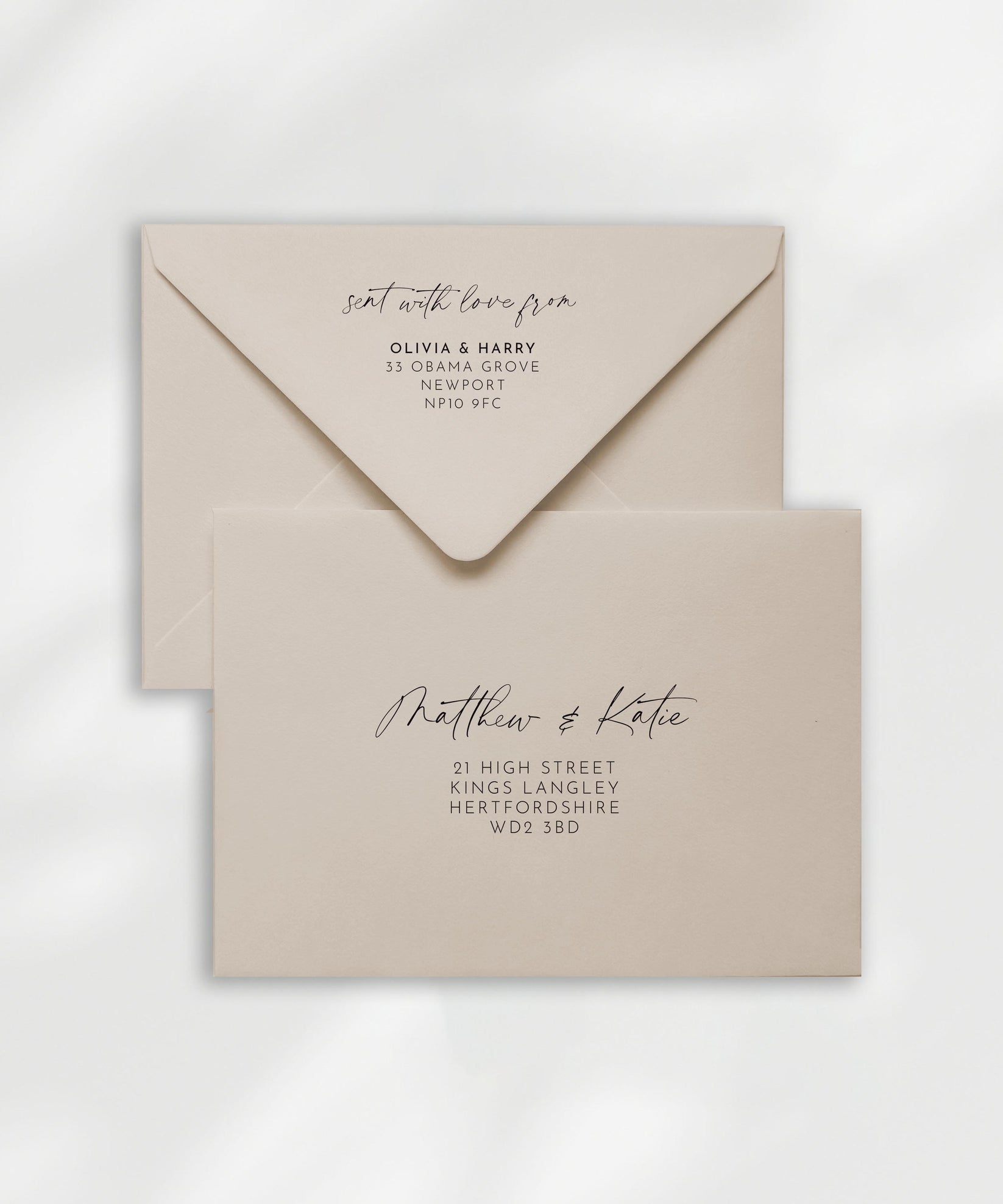 Wedding Envelope Printing | Guest Names & Addresses – Forever Paper Co