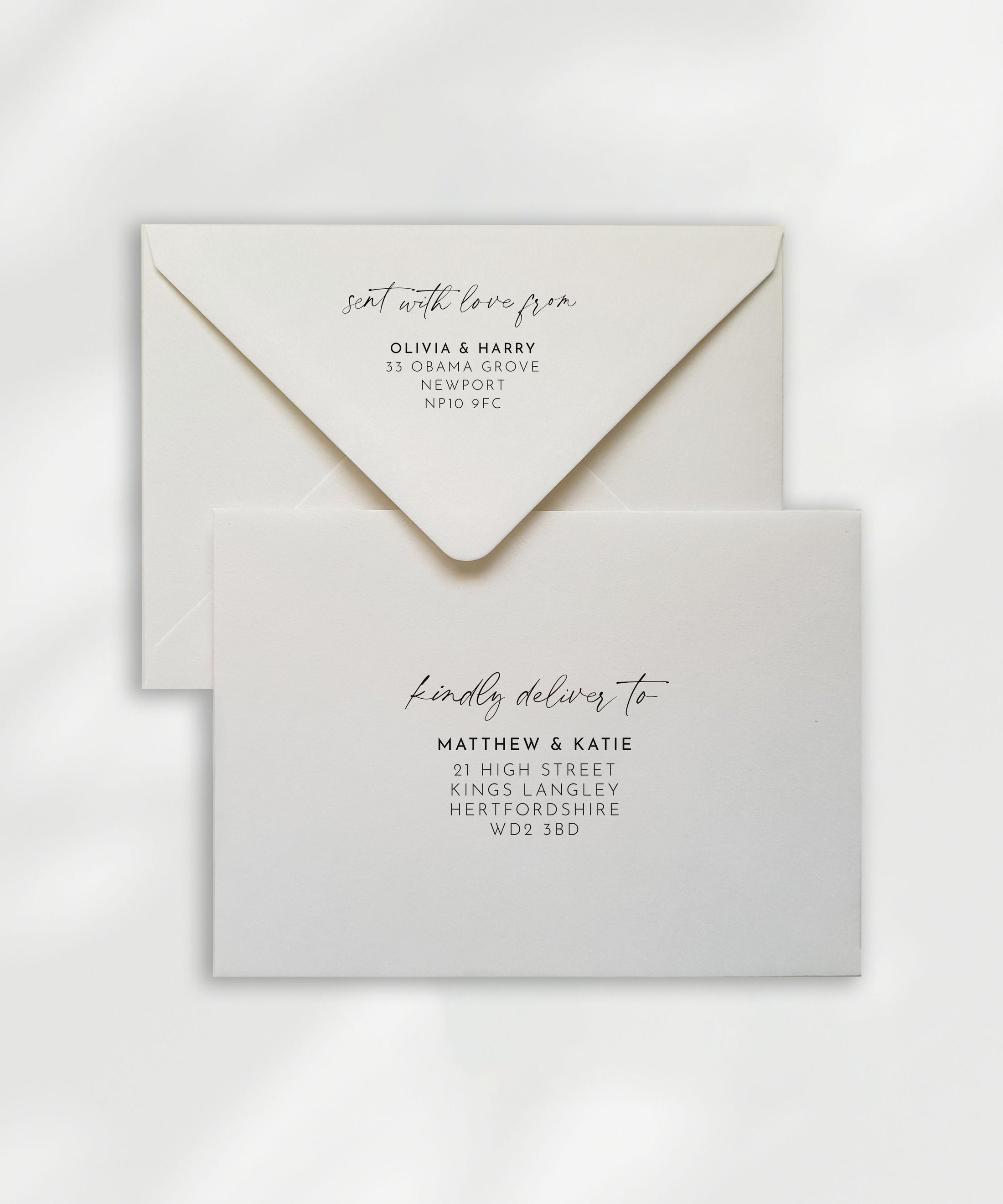 Wedding Envelope Printing | Guest Names & Addresses – Forever Paper Co