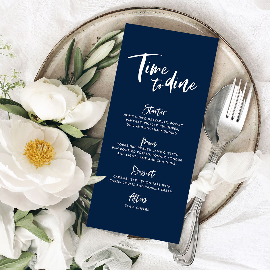 Menus – Forever Paper Co